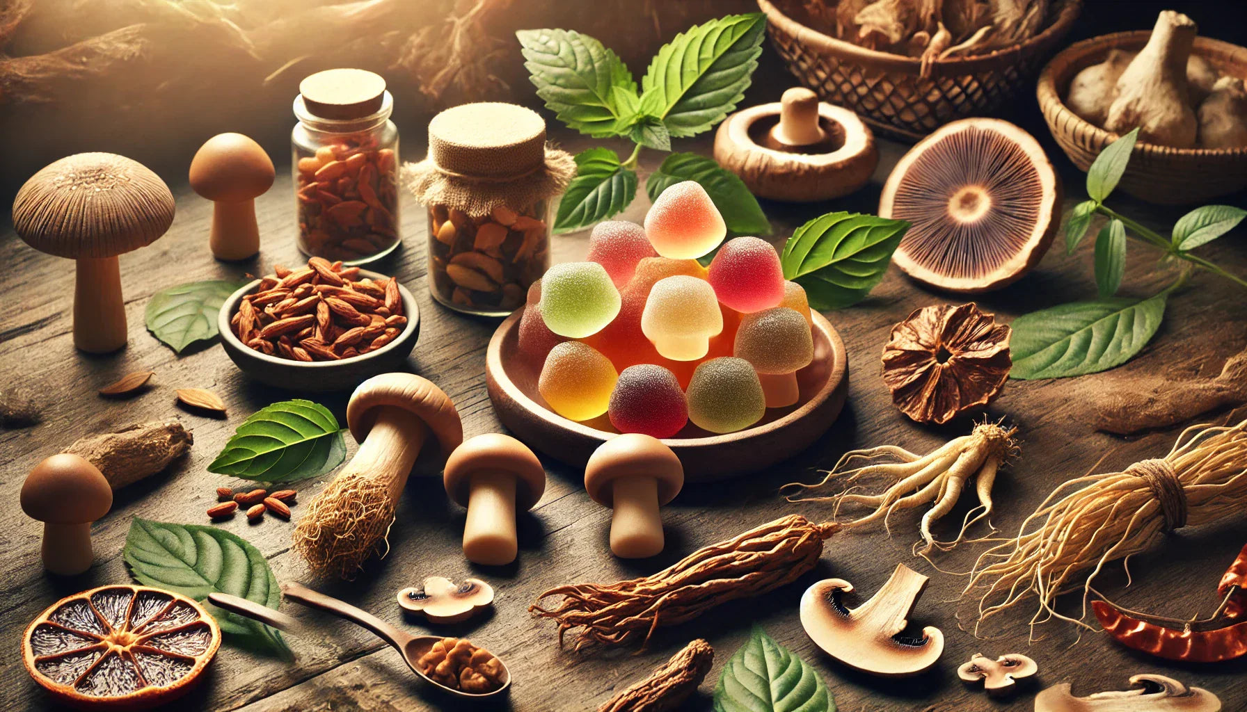 Mushroom Gummies and Adaptogens: A Powerful Combination