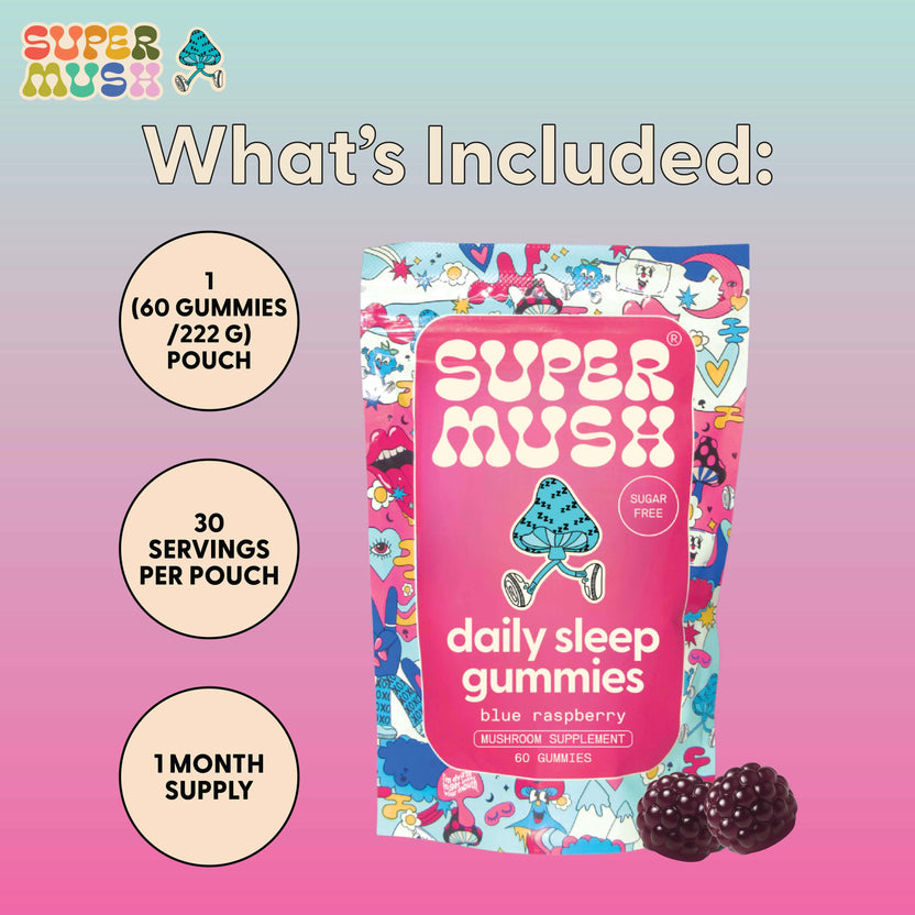 Free Starter Kit | SuperMush Daily Sleep Mushroom Gummies