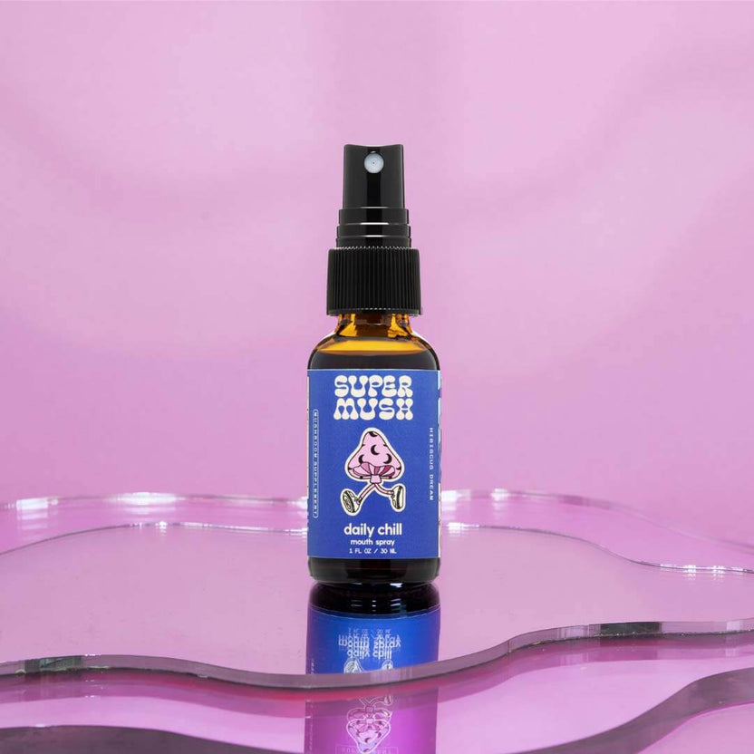 Relax with SuperMush Daily Chill Mouth Spray